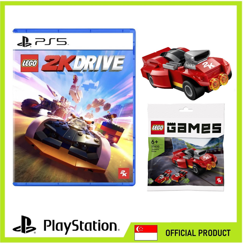 PS5 LEGO 2K Drive Standard (Asia) Includes : LEGO 3 In 1 Aqua Dirt ...
