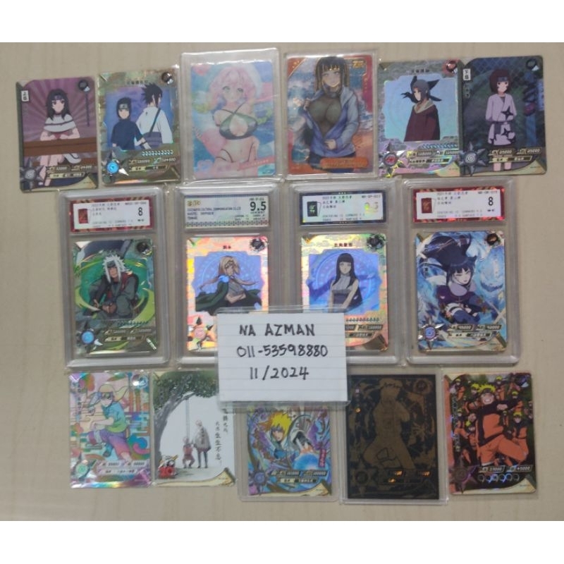Naruto Card - MR(1x) - SP(2x) - SLR(1x) - LR(1x) - ZR(1x) - SR(2x ...