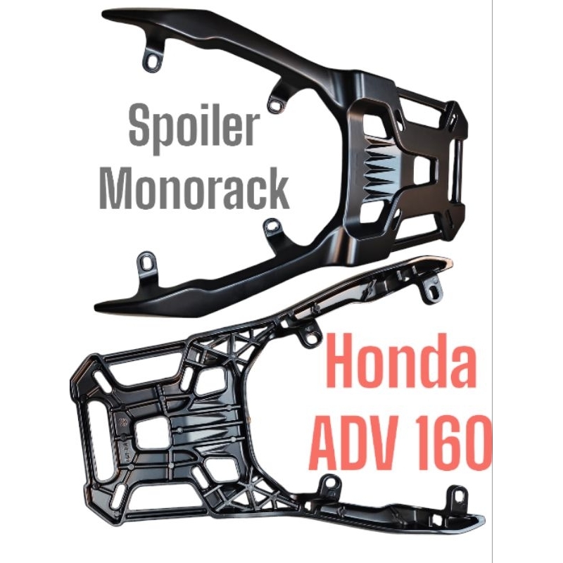 SPOILER MONORACK TOP BOX RACK ADV160 HONDA ADV 160 SPOILER RACK GOOD ...