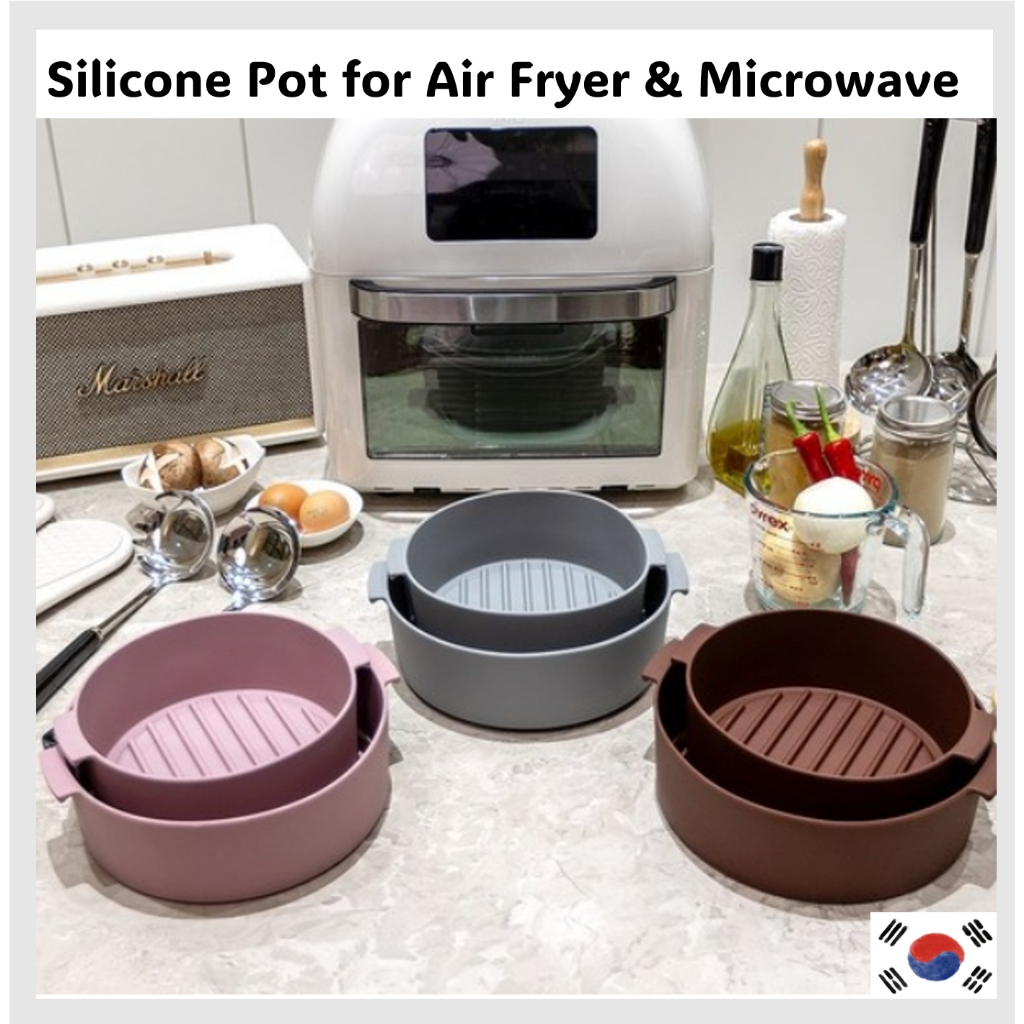 [MADE In KOREA] Silicone Pot for Air Fryer & Microwave / Food Safe ...