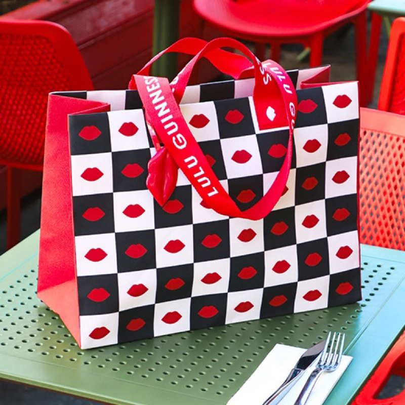 Waitrose X Lulu Guinness Chess Canvas Tote Bag | Shopee Malaysia