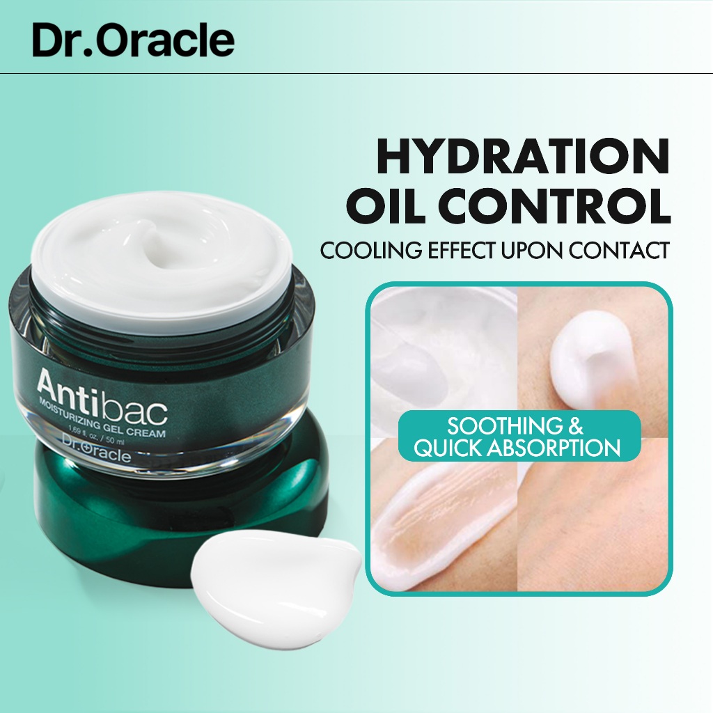 [Dr. Oracle] Antibac Moisturizing Gel Cream (50ml) | Oil-Balanced ...