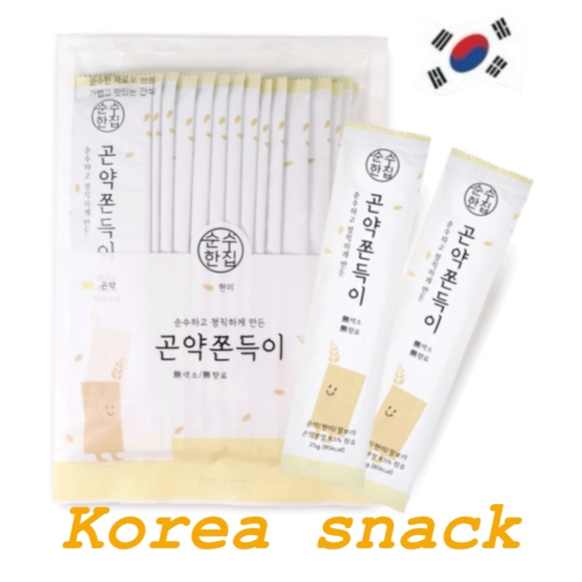 Korean snack konjac Jjondeugi There are 15 in one bag. | Shopee Malaysia