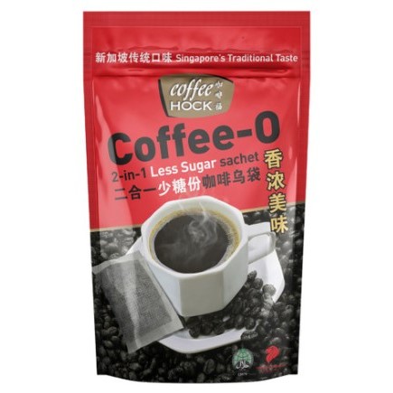COFFEE HOCK 2 IN 1 LESS SUGAR COFFEE O SACHET 8X18G | Shopee Malaysia