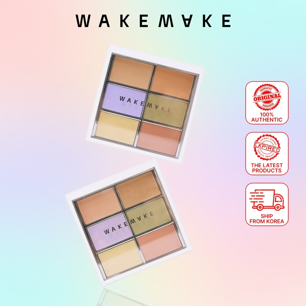 Wakemake Defining Cover Conceal Fit Palette 9g 2 Colors (01 Light / 02 Medium) | Shopee Malaysia