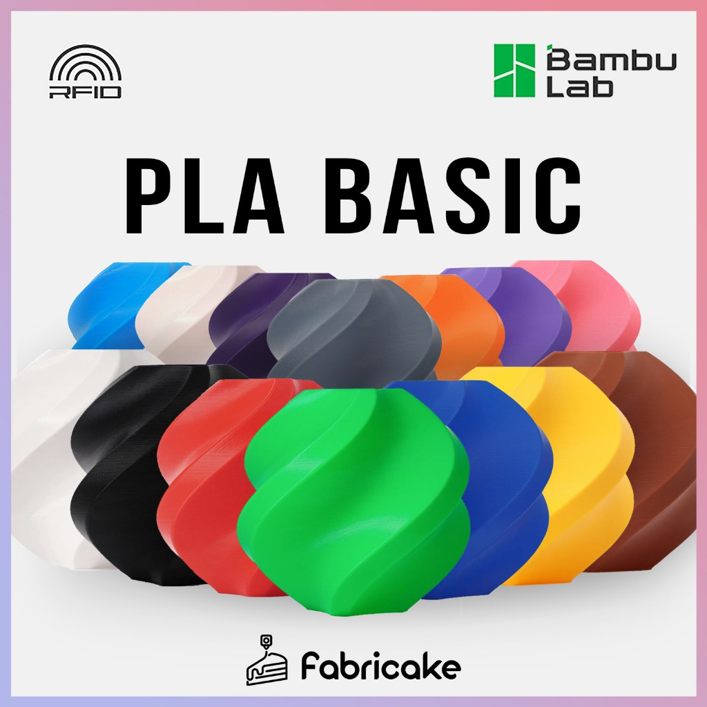 Bambu PLA Basic | 1KG Official Bambu Lab 3D printing filament for ...
