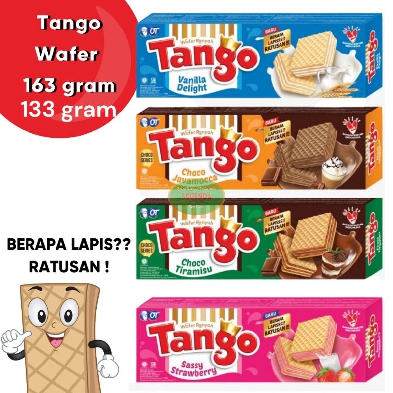 Tango Wafer Renyah Peck Jumbo Kemasan 133g. | Shopee Malaysia