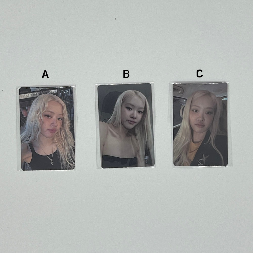 Blackpink ROSE - 1st Studio album 'rosie' YG Select POB Photocard | Shopee Malaysia