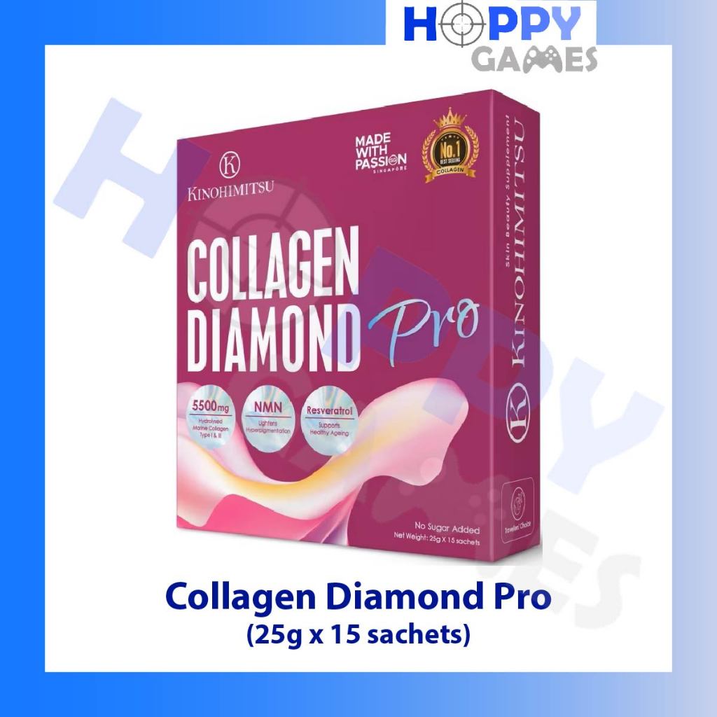 [AUTHENTIC] KINOHIMITSU Collagen Diamond Pro Skin Beauty Supplement ...