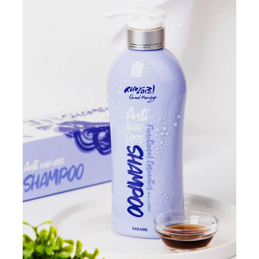 [ Saeangmeori ] Good Morning ANTI-Hair Loss Shampoo 500ml_☆Korean Best ...
