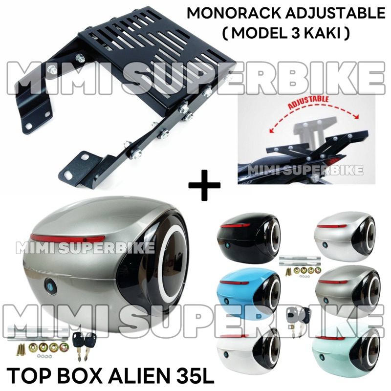 YAMAHA Y15ZR V1 V2 LC135 V8 V9 SYM185 VF3i MONORACK LIPAT 3 KAKI & TOP ...