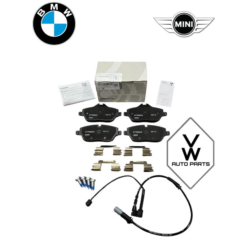( 100% ORIGINAL ) MINI COOPER R55 R56 R57 F55 F56 E87 FRONT BRAKE PAD ...