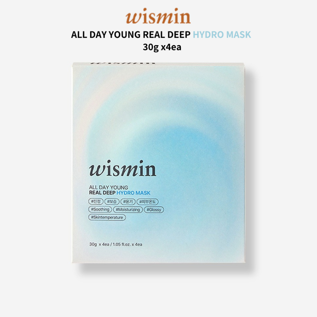 wismin ALL DAY YOUNG REAL DEEP HYDRO MASK 30g X 4ea | Shopee Malaysia