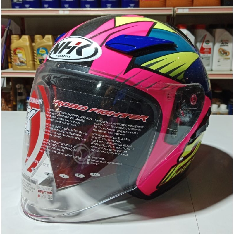 NHK Helmet R1 V2 Open Face Double Visor Azlan Shah 2019 Special edition ...
