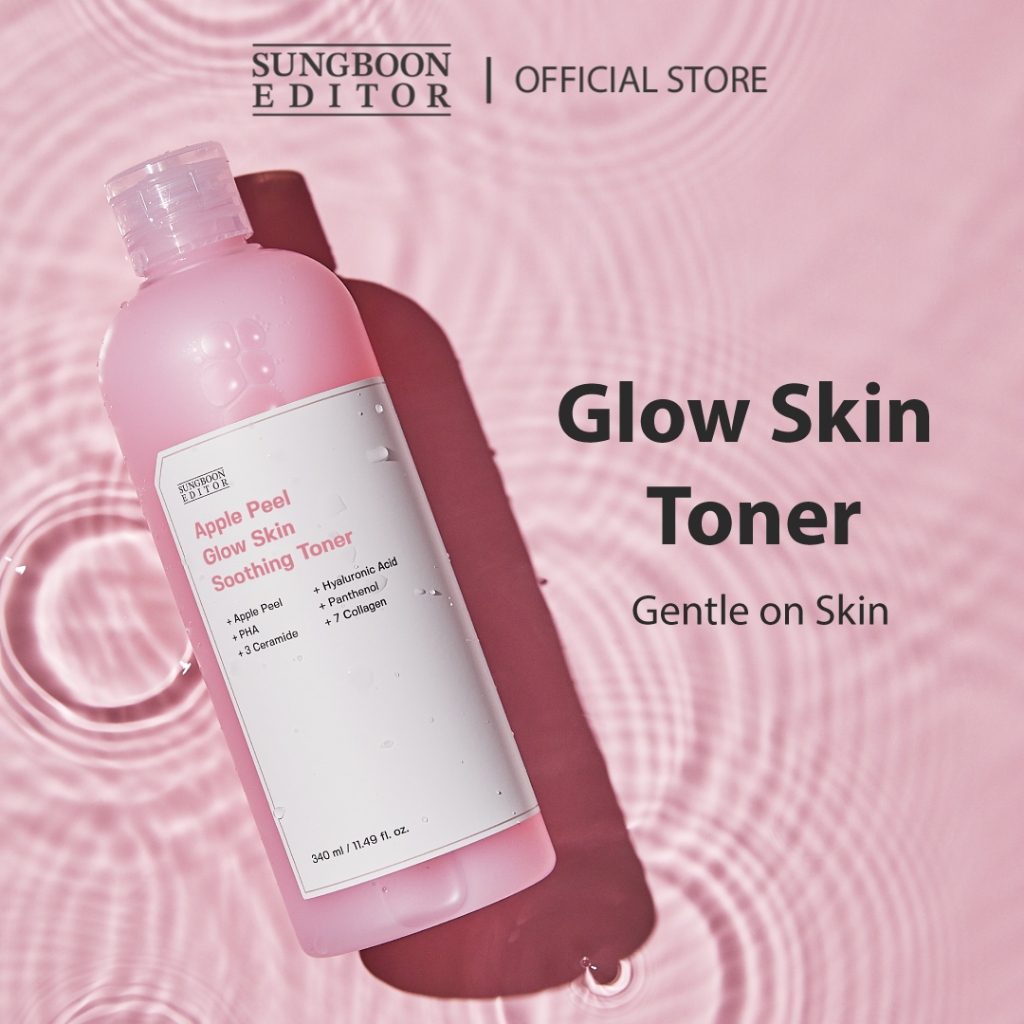 [Sungboon Editor] Apple Peel Glow Skin Soothing Toner 350ml | Shopee Malaysia