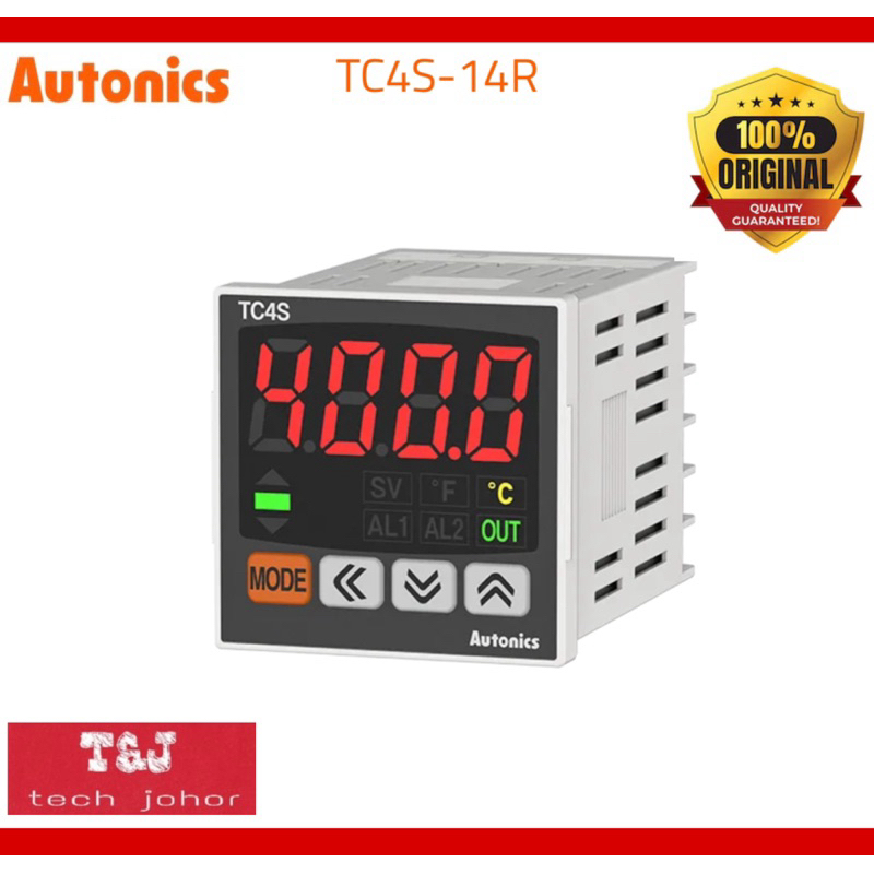 Autonics Single Display PID Temperature Controller TC4S-14R 22R 24R | Shopee Malaysia
