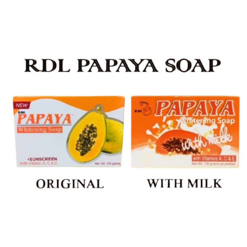 RDL Papaya Soap/Whitening Soap/135g/Papaya Whitening Soap With Milk ...