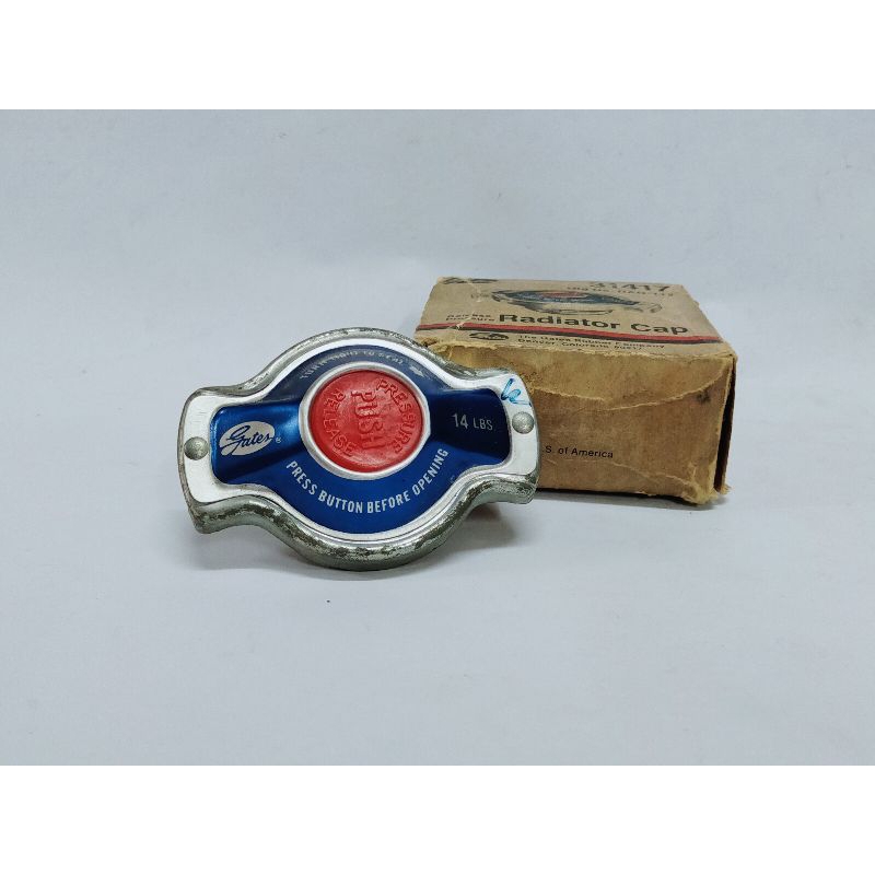 31417 GATES 14 LBS PRESSURE RELEASE RADIATOR CAP FOR CLASSIC MODELS ...