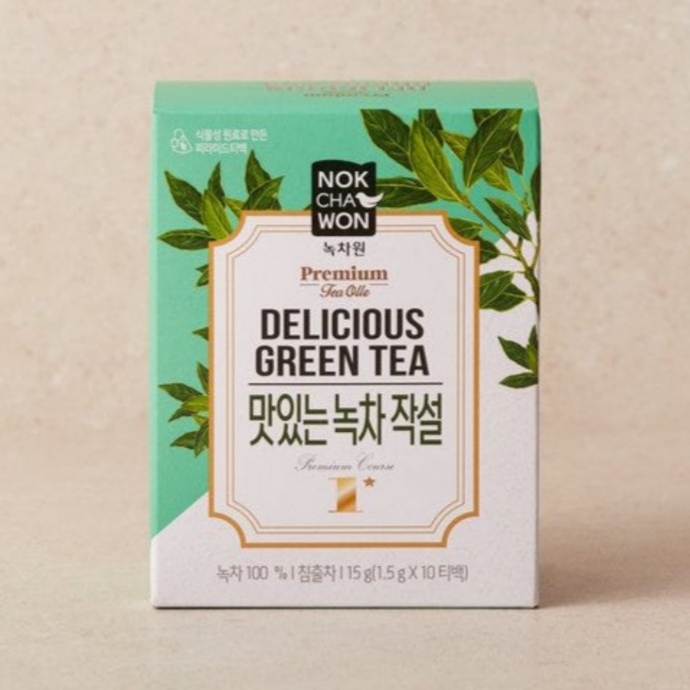 NOKCHAWON Delicious Green Tea Jakseol 10-teabag/box High-quality Korean ...