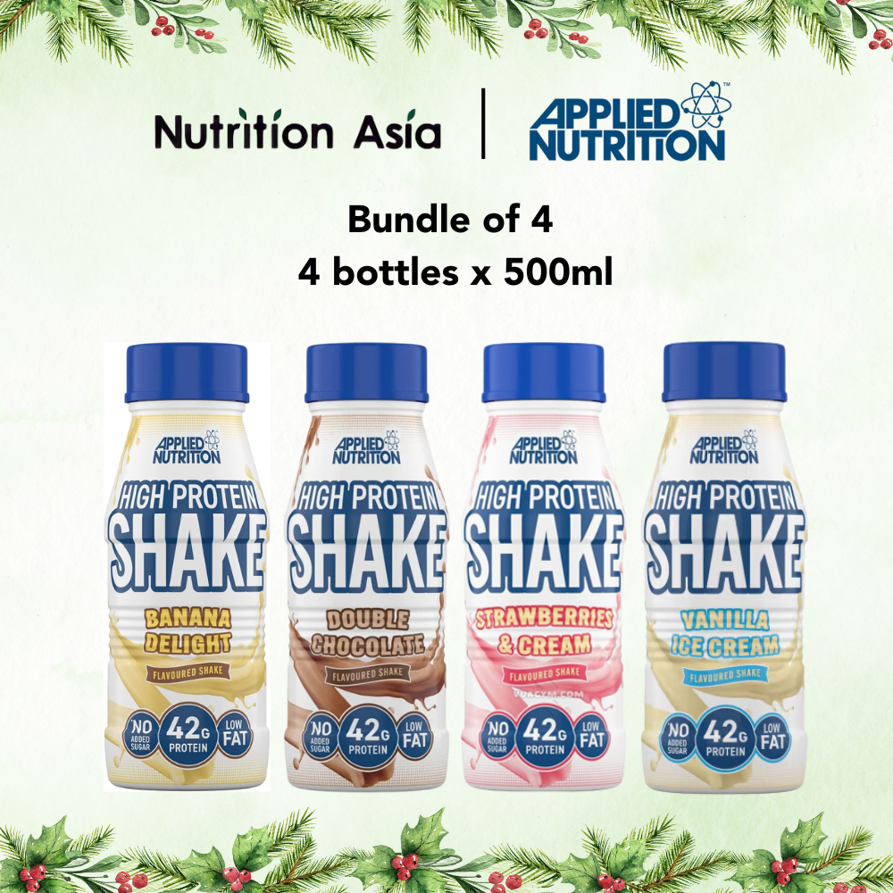 Applied Nutrition High Protein Shake, Low Fat, No added sugar (4 ...