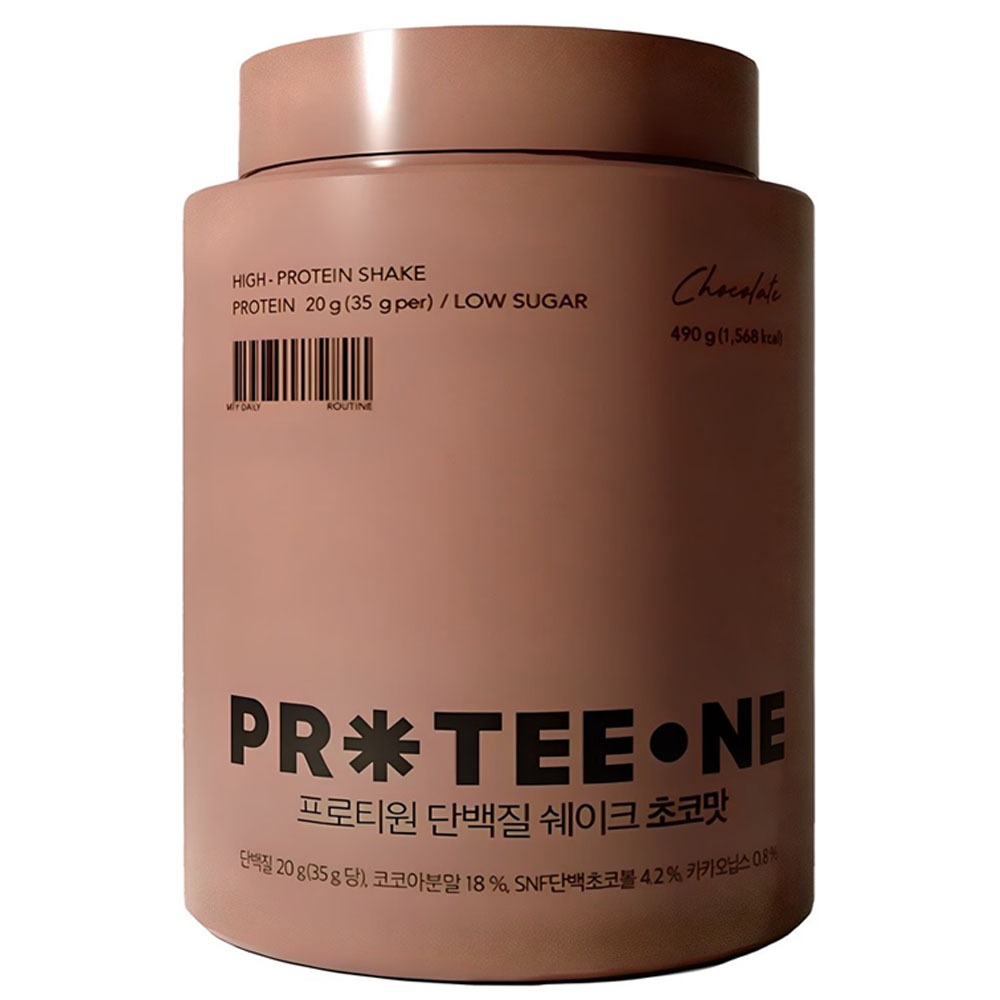 protee one PROTEEONE Korean Healthy Diet Formular Protein Shake 490g Chocolate flavor | Shopee ...