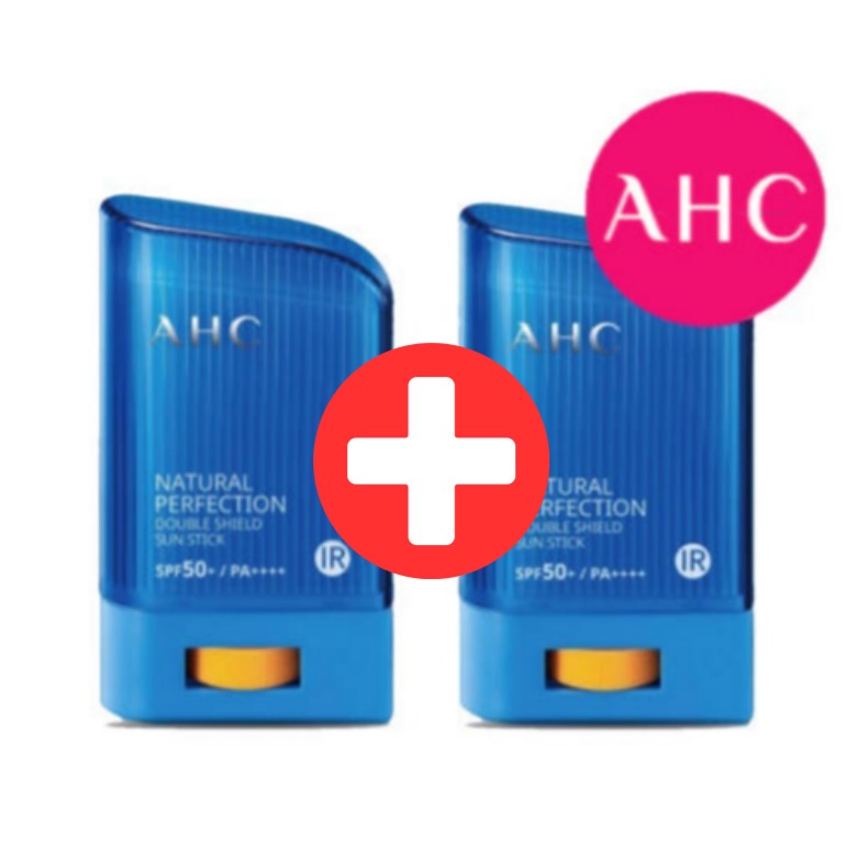 [1+1] AHC Natural Perfection Double Shield Sun Stick SPF 50+ PA++++ 14g | Shopee Malaysia