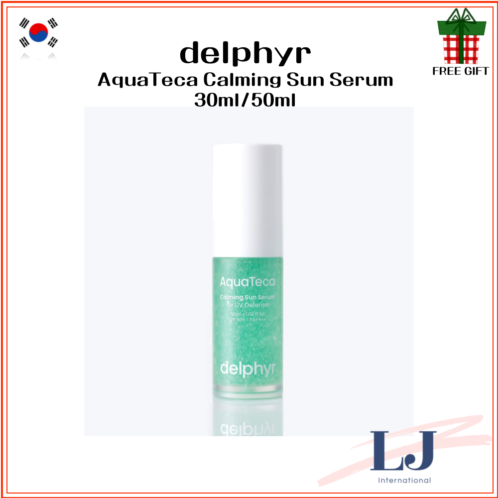 delphyr AquaTeca Calming Sun Serum 30ml/50ml for UV Defense | Shopee ...