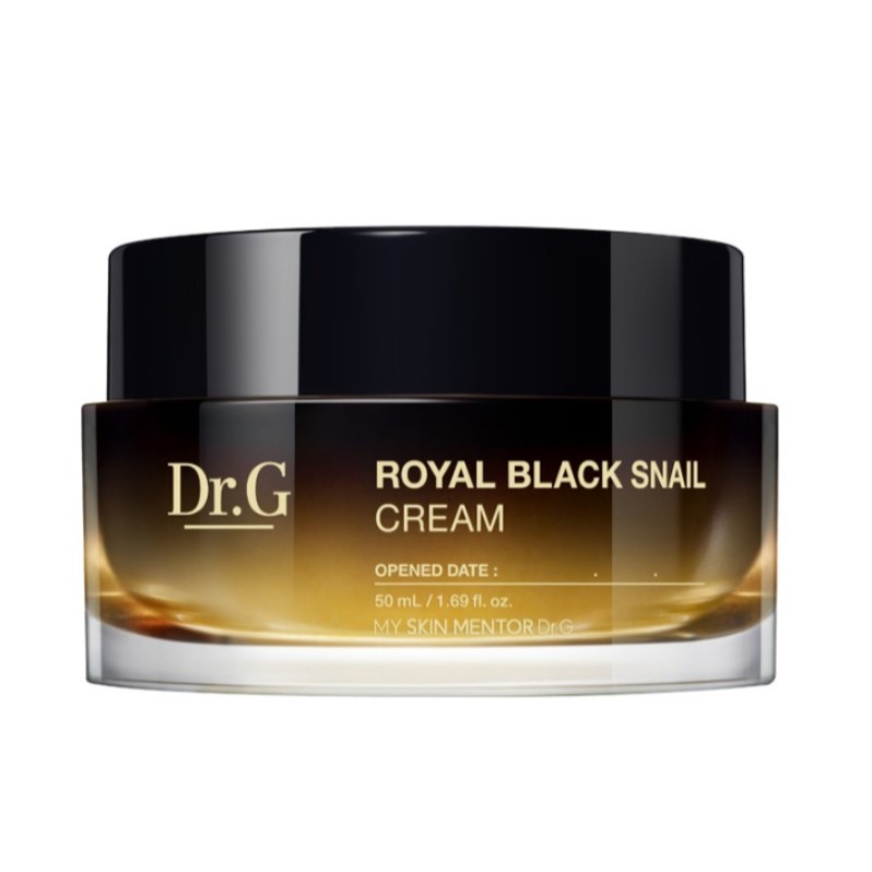[Dr.G] Royal Black Snail Cream 50ml – Anti-Aging & Repair Moisturizer / Snail Mucin + Royal ...