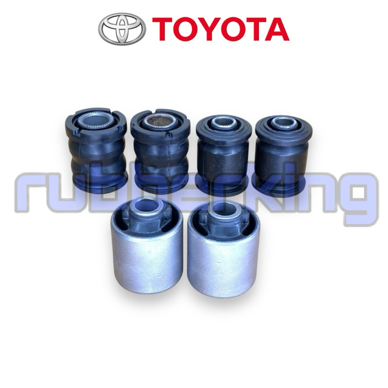 (6PCS) TOYOTA HARRIER MCU30 MCU35 REAR UPPER / LOWER / TRAILING ...