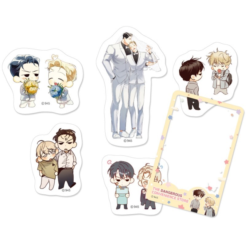 The Dangerous Convenience Store Stickers + Clear Frame Photocard, The ...