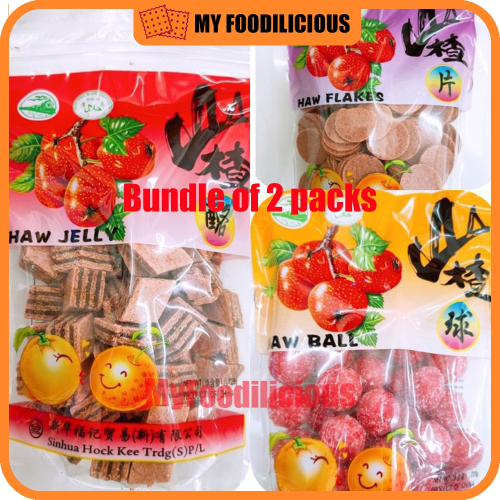 Sinhua Hock Kee Haw Ball / Haw Flakes / Haw Jelly (228g) | Shopee Malaysia