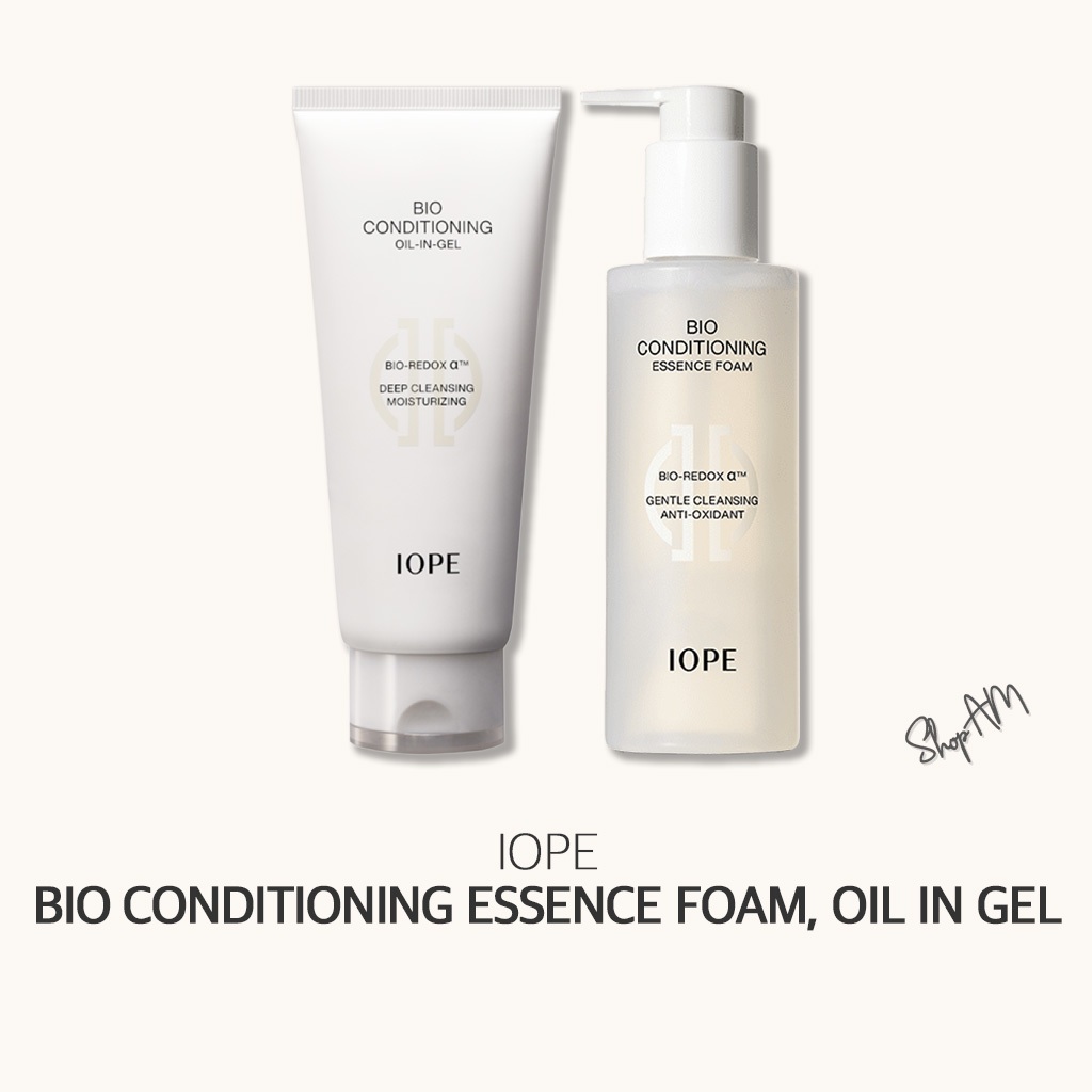 BoxPacking [IOPE] Bio Conditioning Essence Foam 180ml, Oil in Gel 150ml / ship from KOREA ...