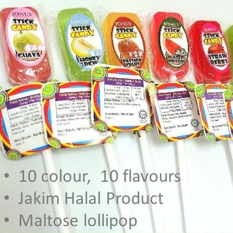 Mix Fruit Juice Maltose Candy Stick and Products (20g x 10 sticks ...