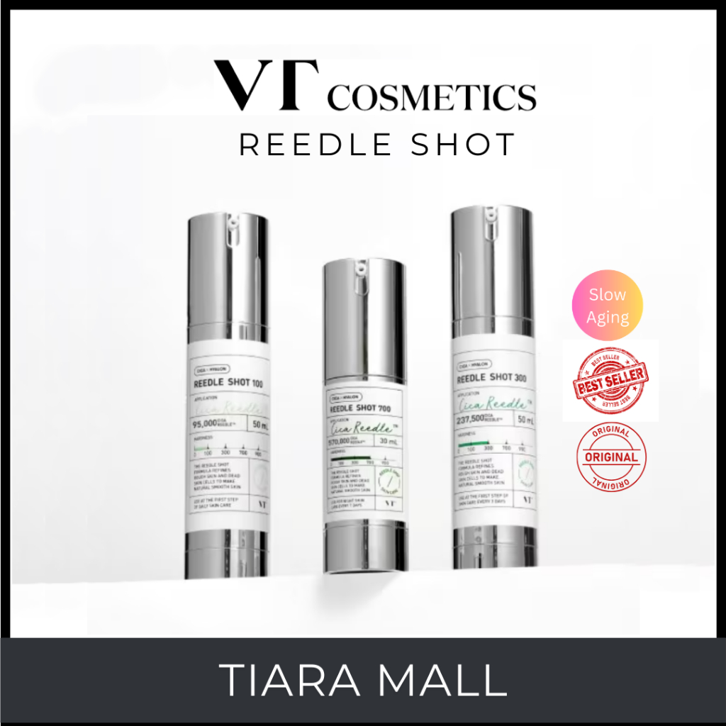 [VT Cosmetics] CICA Reedle Shot Serum for Soothing Skincare Treatment 100/300/700, Centella ...