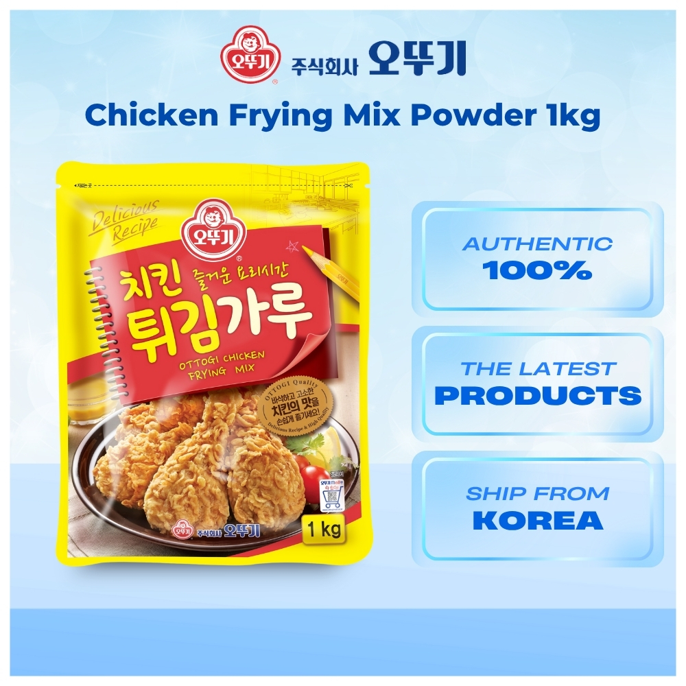 Ottogi Crispy Chicken Frying Mix 1kg – Korean Style Batter Powder ...