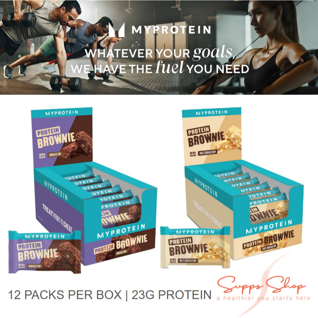 MYPROTEIN Protein Brownie, 75g Box of 12 Bar | Shopee Malaysia