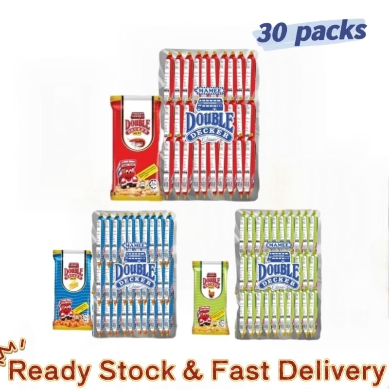 【Ready Stock & Fast Delivery】Mamee Double Decker Mini Cracker 15gm × ...