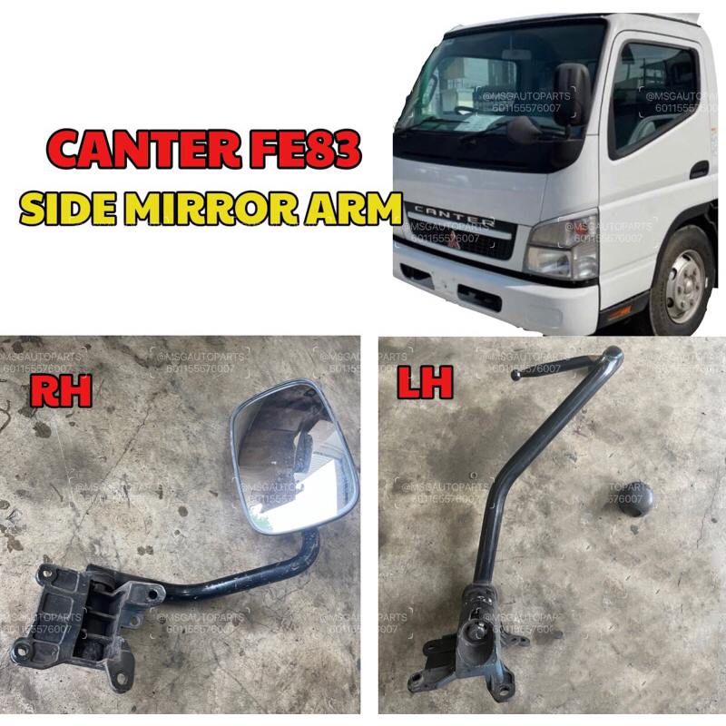 MITSUBISHI CANTER FE83 SIDE MIRROR ARM HALFCUT USED | Shopee Malaysia