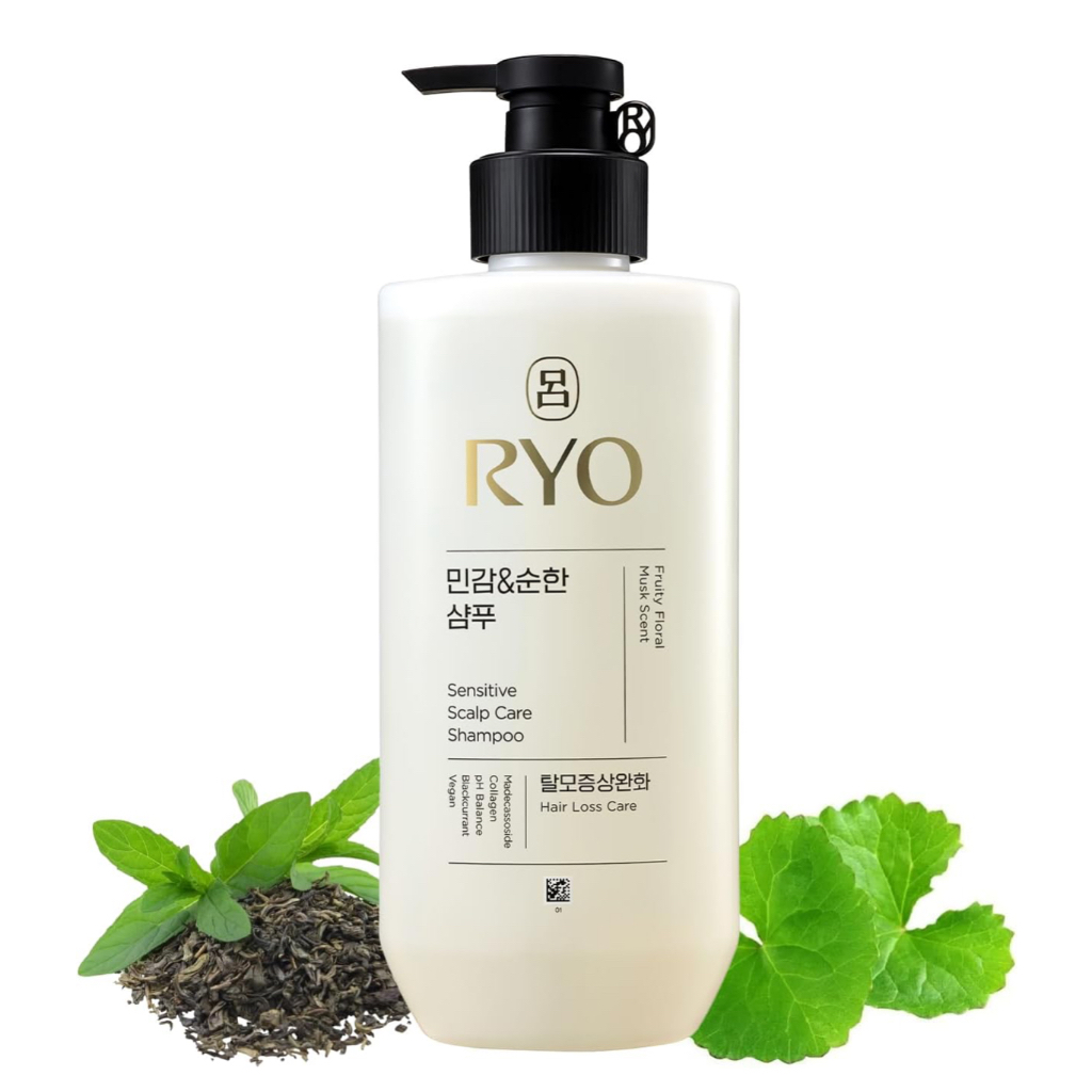 RYO Sensitive Scalp Care Shampoo with Korean Ginseng & Caffeine ...