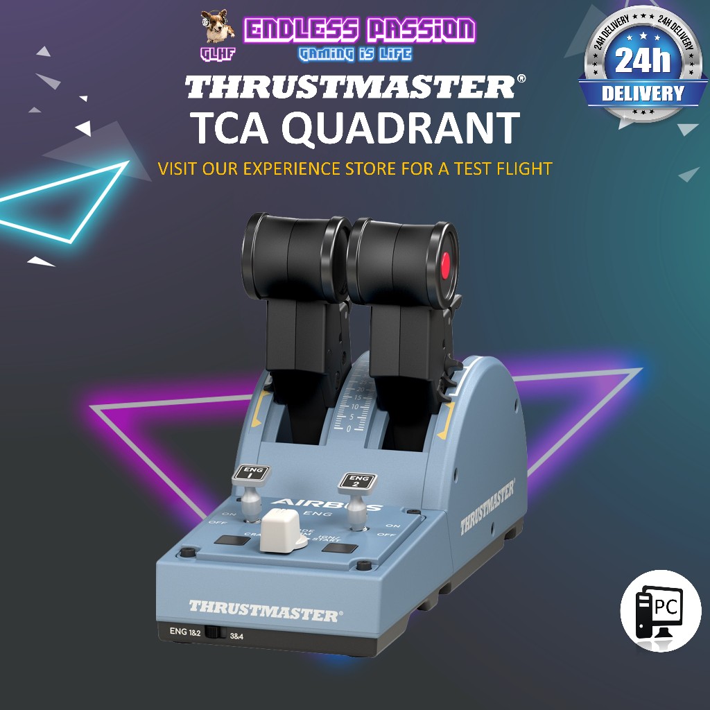 Thrustmaster TCA Quadrant Airbus Edition - 2960840 | Shopee Malaysia