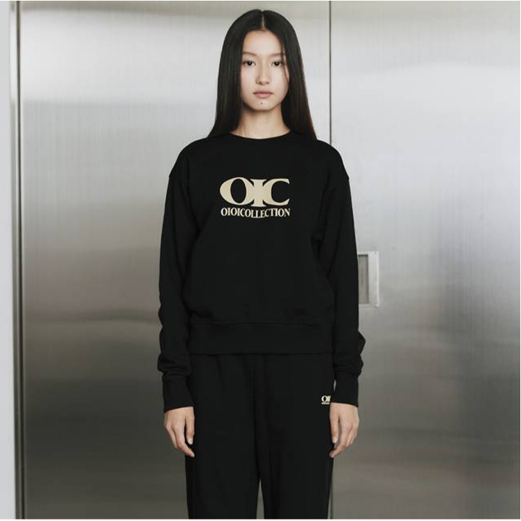 OIOI COLLECTION New Signature Women Sweatshirt(Black) | Shopee Malaysia