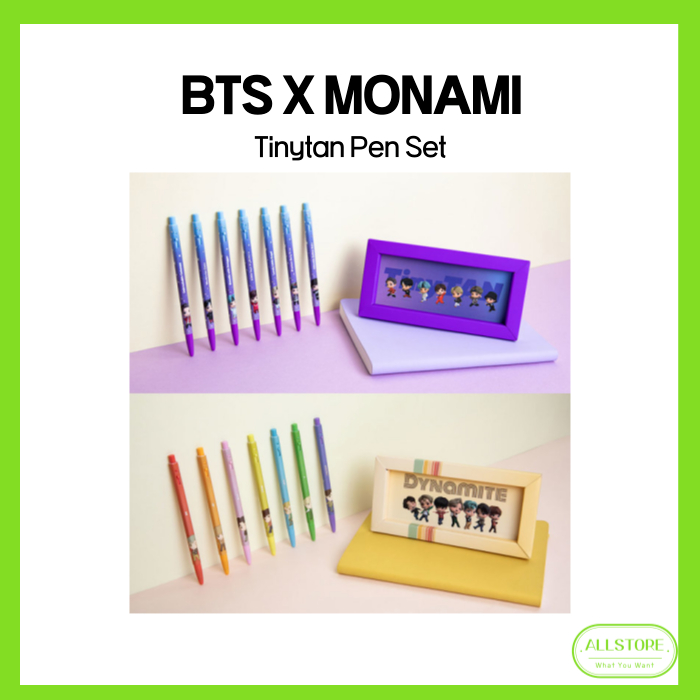 [Monami] BTS TinyTAN Pen Set (Total 7 Pieces) - Ship from Korea ...