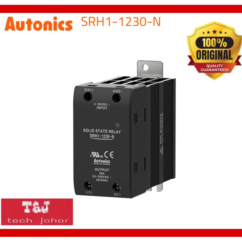 Autonics Single-Phase , Integrated Heatsink Type SSR SRH1-1210-N 1230-N 1420-N 1460-N | Shopee ...