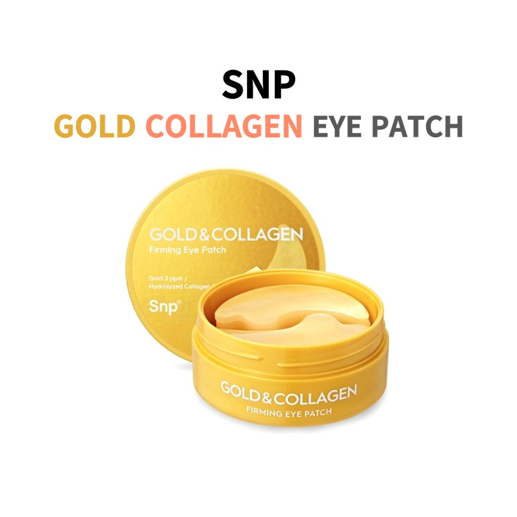 SNP Gold Collagen Firming Eye Patch 60pcs | Hydration & Wrinkle Care ...