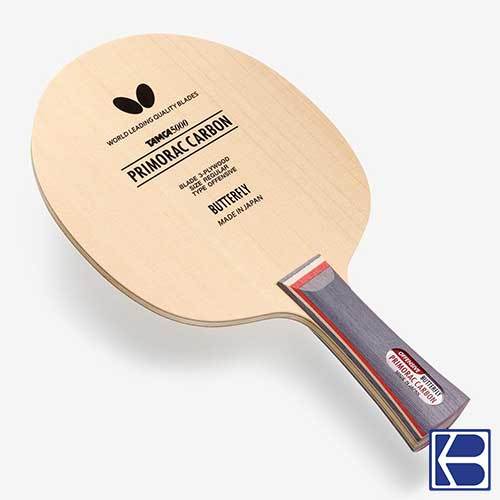 [Butterfly] PRIMORAC CARBON 3 Ply wood + 2 T5000 Table Tennis Blade (SG ...