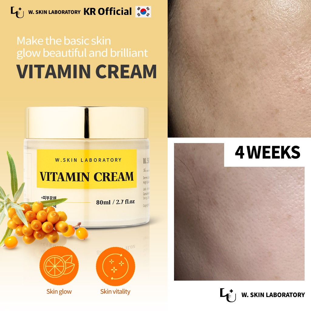[W SKIN LABORATORY] Vitamin Cream 80ml | Shopee Malaysia