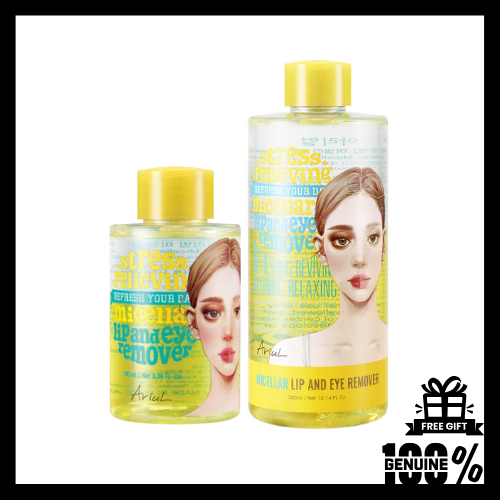 ARIUL Stress Relieving Micella Lip and Eye Remover (100ml/300ml ...