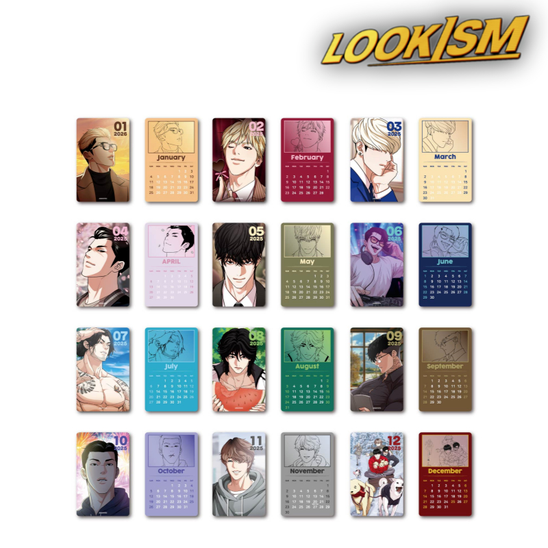 [LOOKISM] Random Calendar Photo Card | LOOKISM (看臉時代) Official MD Goods ...