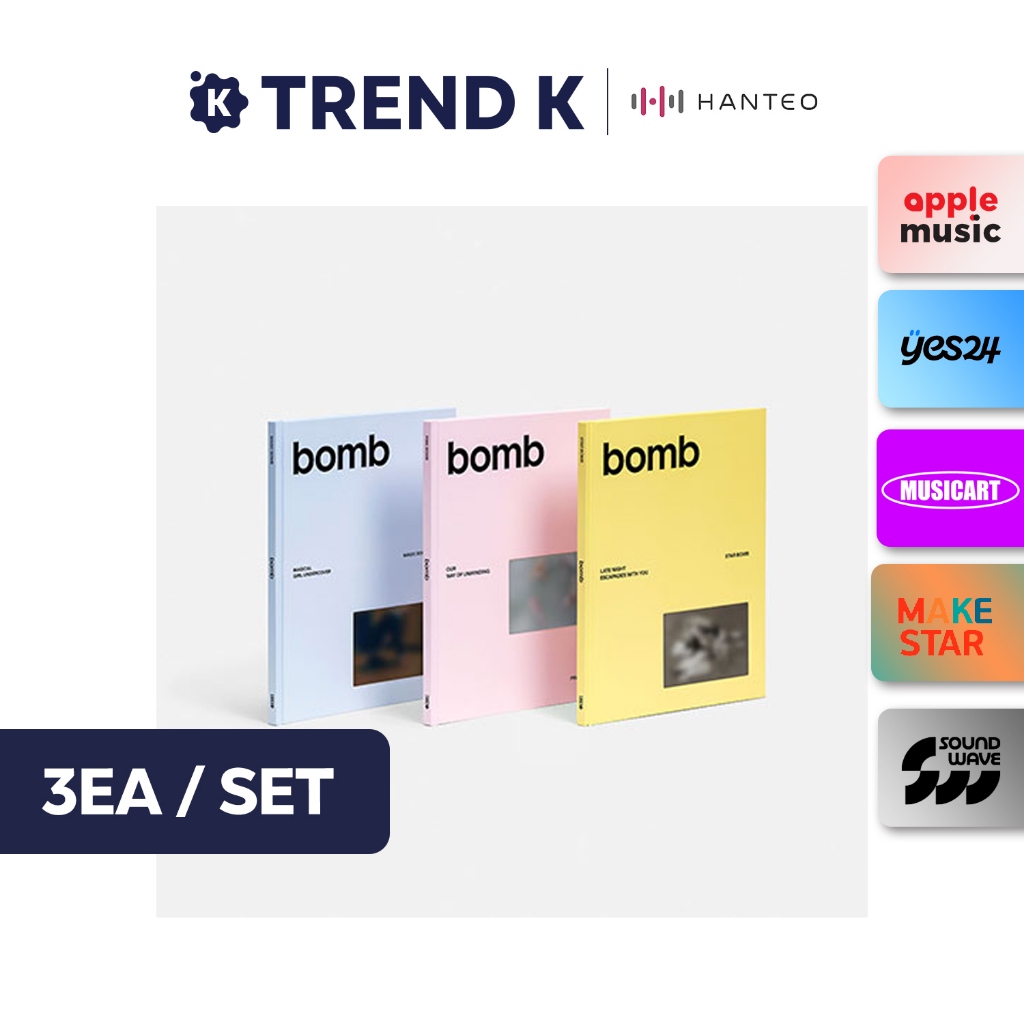 ILLIT - 3rd Mini Album [bomb] (Standard Ver.) (SET) | Shopee Malaysia