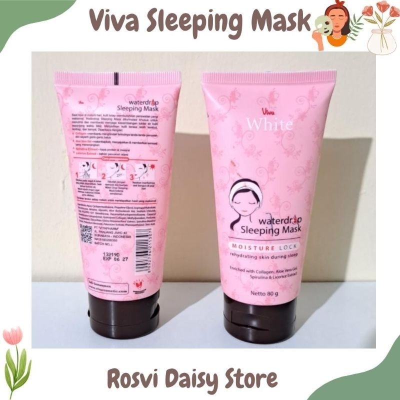 Viva White Water Drop Sleeping Mask 80g | Shopee Malaysia